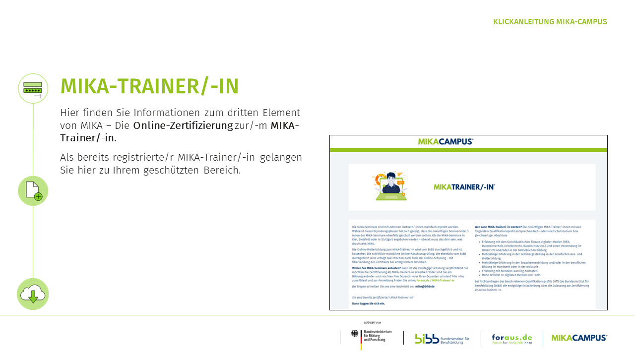 Inhalt: Hilfe: MIKACAMPUS